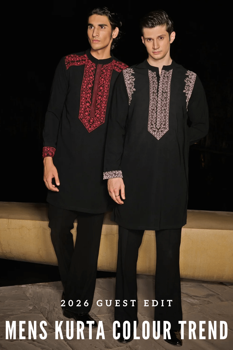 Mens Kurta Set Colour Trends for Wedding Guests 2026 – Fabilicious Fashion